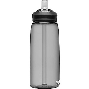 CamelBak eddy+ BPA Free Water Bottle, 32 oz Charcoal, 1L