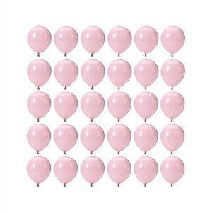 5 inch Pastel Pink Balloons, 100 pcs Mini Macaron Pink Light Pink Latex Balloons for Birthday Wedding Baby Shower Party Decorations (Pastel Pink)