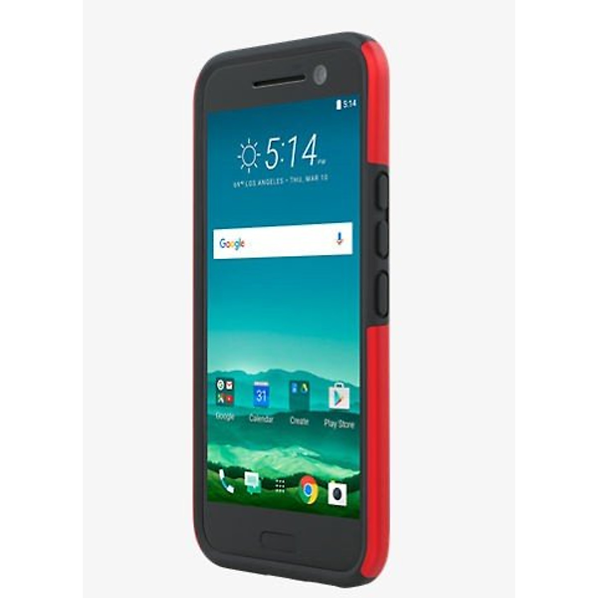 Incipio Protective Case for HTC 10 - Retail Packaging - Red / Black