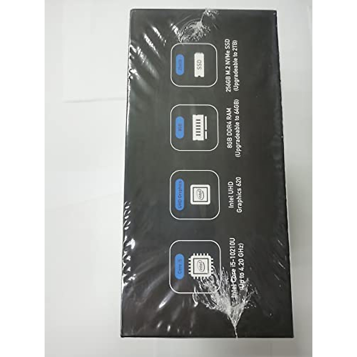 MINIX NGC-5 Pro, Intel i5-10210U 8GB/256GB NVMe SSD Windows 11 Pro Mini PC, Triple 4K @ 60Hz Display/HDMI 2.0/ USB-C/DP/Wi-Fi6/ 2xGigabit Ethernet/4USB 3.1. Support 4G LTE, SSD (SATA), Auto Power On