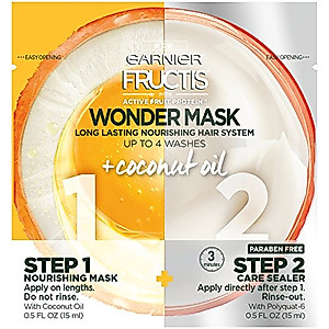 Garnier Fructis Wonder Mask Treatment, Coconut Coconut 1 Fl Oz