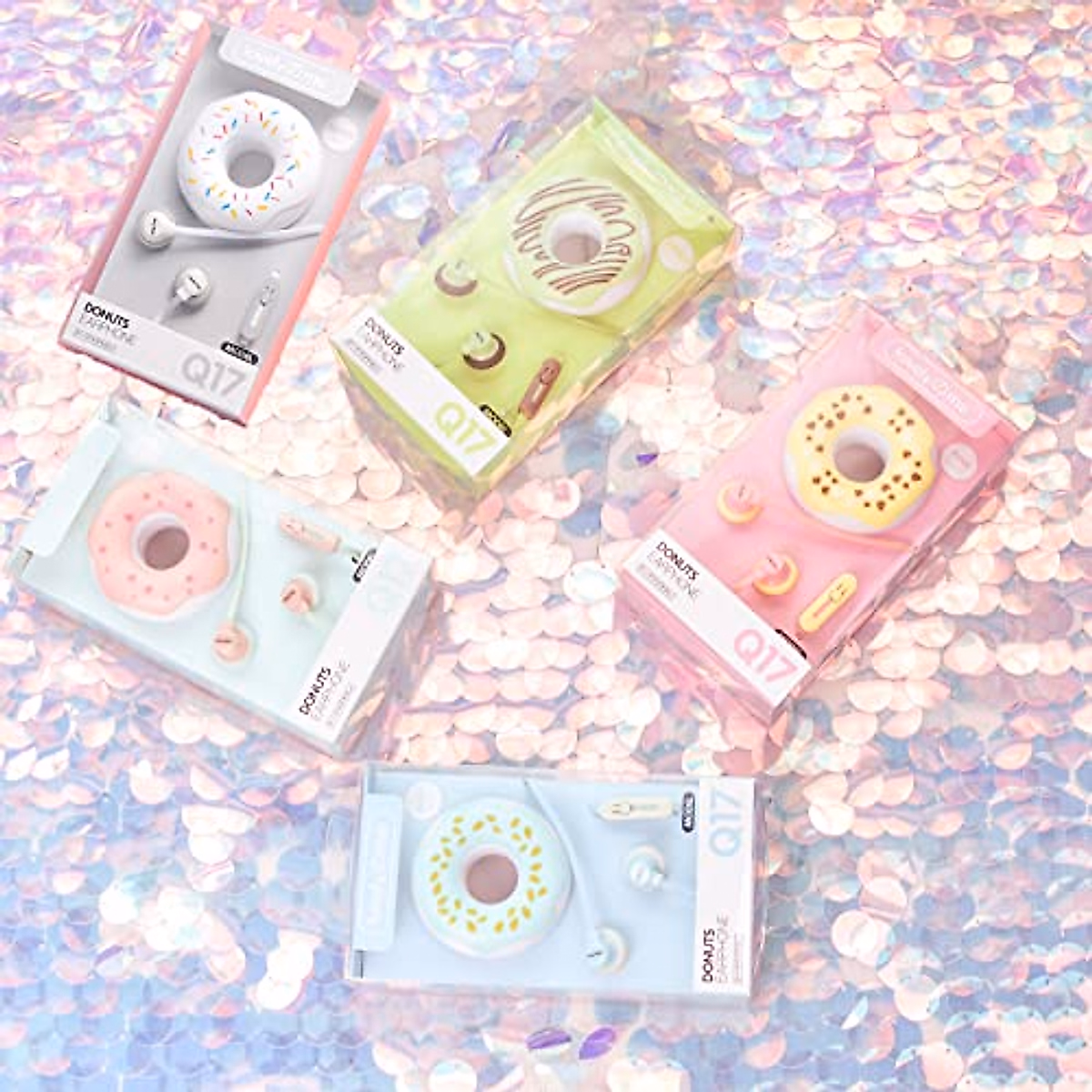 Cute Earbuds for Kids Girls, Soft in-Ear Headphones Wired with Mic and Volume Control, Cute Small Earbuds for iPhone 6/6s, Android Smartphones, MP5 Players