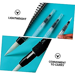 SAFIGLE Brush Ink Pen Set Birthday Gifts Sets Watercolor Brush Set 6pcs Refillable Water Brush Pens for Watercolors Drawing Art Pens Water Coloring Brush Pen Student Paintbrushes Student