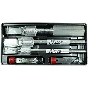 Excel Blades Excel 44083 Craftsman Tray, Knife, Craftsmen Set (Plastic Case)