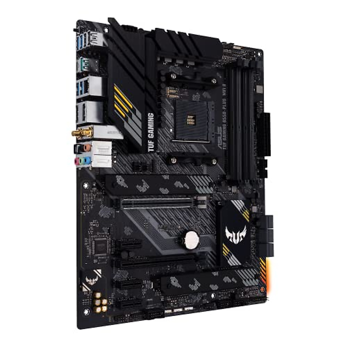 ASUS TUF Gaming B550-PLUS WiFi II AMD AM4 (3rd Gen Ryzen™) ATX Gaming Motherboard (PCIe 4.0, WiFi 6, 2.5Gb LAN, BIOS Flashback, USB 3.2 Gen 2, Addressable Gen 2 RGB Header and Aura Sync)