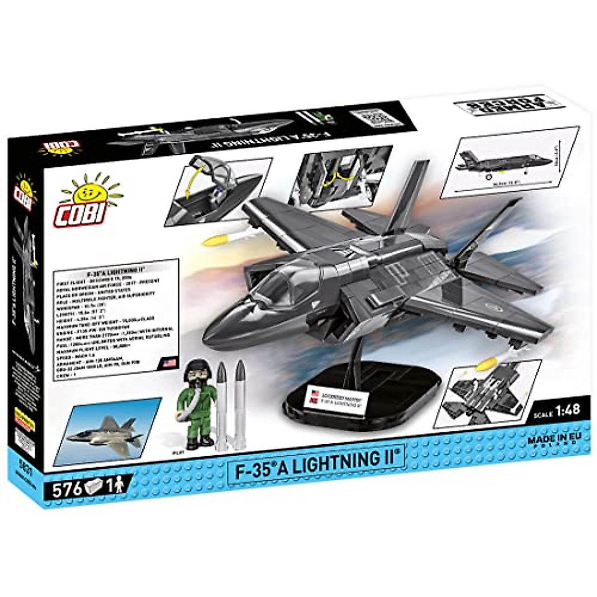 COBI Armed Forces F-35®A Lightning II® Jet Plane