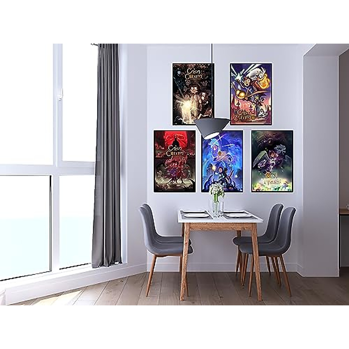 The Owl House Poster A Set of 5 Posters Movie Poster Tv Show Aesthetics 5 Piece Set 8x12IN Prints Unframed Set of 5