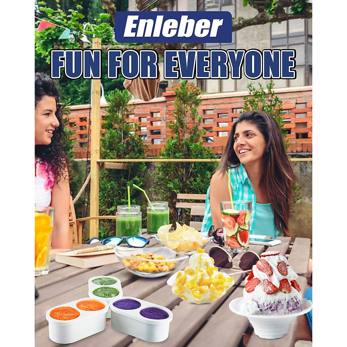 Ice Cube Tray with Lid - Easy-Release Silicone, Ice Trays for Freezer Ice Cube Mold for Shaved Ice, BPA-F ree (White)