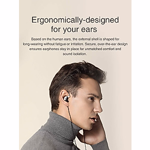 Senlee TRN ST1 in Ears Monitor 1BA 1DD Hybrid Dual Driver, in Ear Headphone Earbuds with 1 Dynamic and 1 Balanced Armature Driver TRN Headsets(No Mic, Blue)