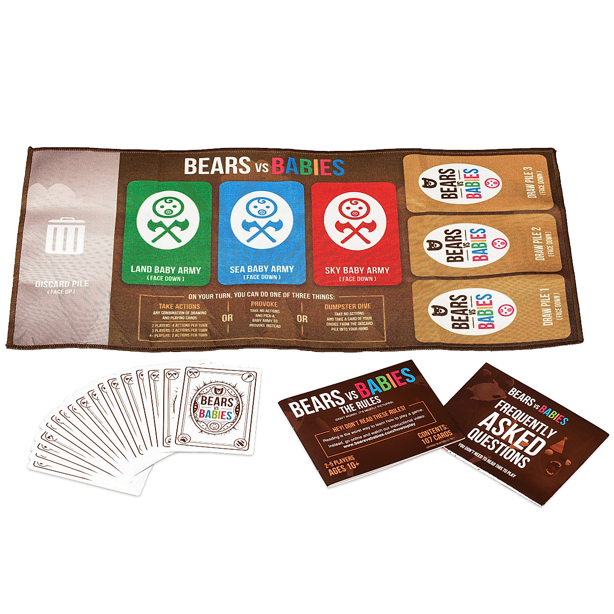 Bears vs Babies by Exploding Kittens - A Monster-Building- Family-Friendly Party Games - Card Games For Adults, Teens & Kids