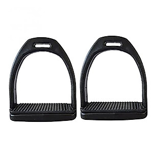N/A 2pcs Children Adults Durable Horse Riding Stirrups 2 Sizes for Horse Rider Lightweight Wide Track Anti Slip Equestrian (Size : X-Large)
