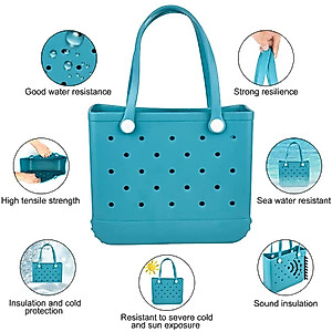 Rubber Beach Bag Waterproof Sandproof Outdoor Travel Tote,For Beach,Sports