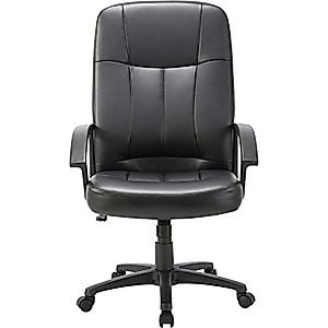 Lorell Executive Chair, High-Back, Black
