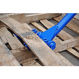 Vestil SKB-DLX Deluxe Steel Pallet Buster with Handle, 41",blue