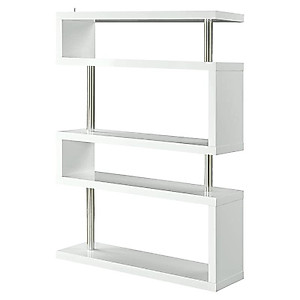 Acme Furniture Buck II Bookcase, White Finish