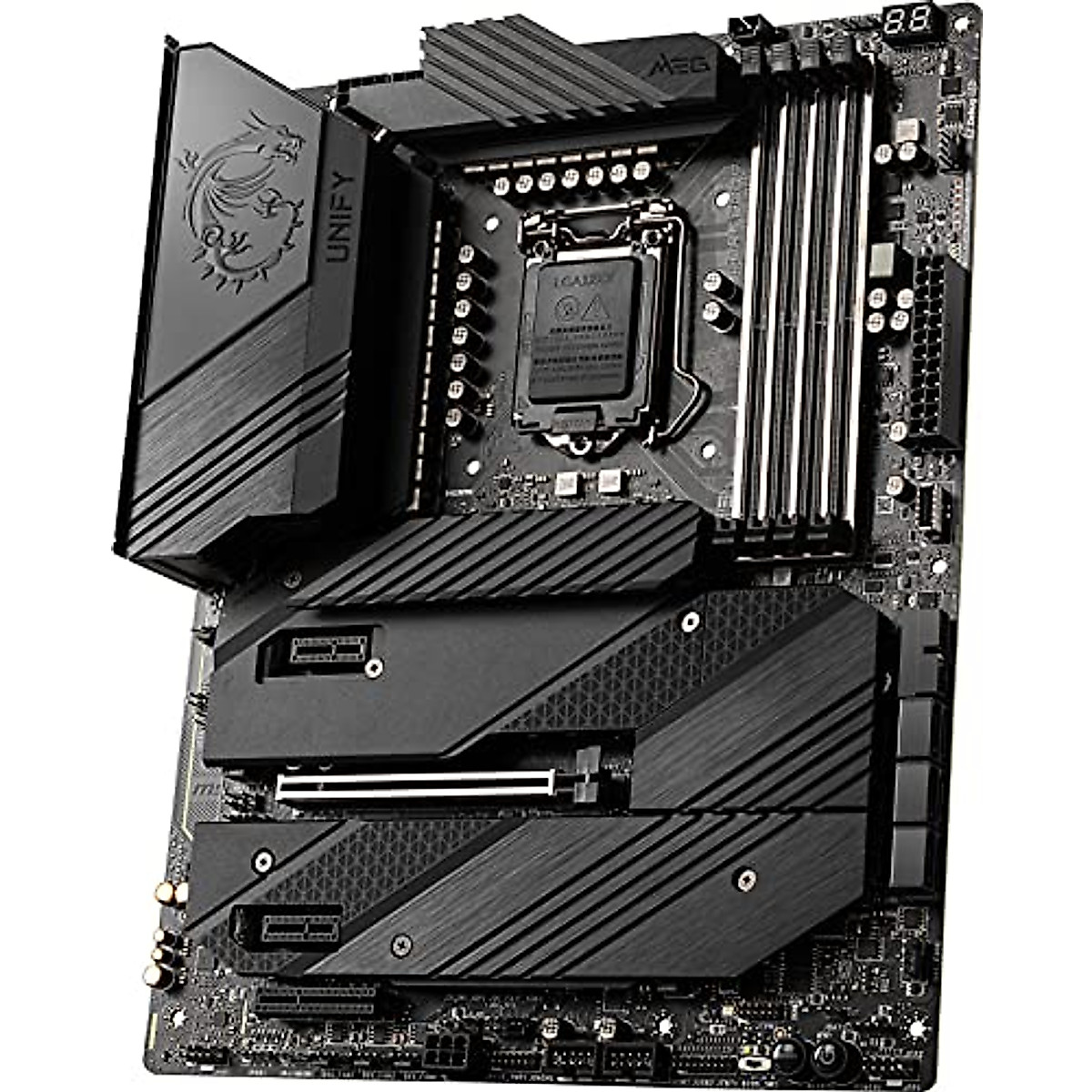 MSI MEG Z590 Unify Gaming Motherboard (ATX, 11th/10th Gen Intel Core, LGA 1200 Socket, DDR4, PCIe 4, SLI/CFX, M.2 Slots, Wi-Fi 6E)