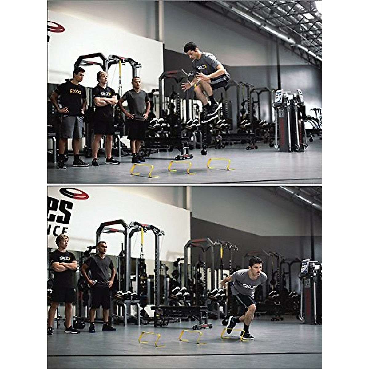 SKLZ 6-Inch Ultra Durable Agility Hurdles, Set of 6