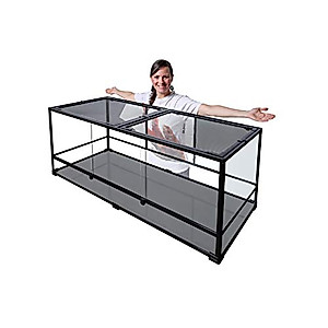 Carolina Custom Cages Terrarium, Tall Extra-Extra-Long Deep 60Lx24Wx24H; Easy Assembly