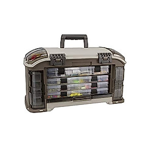 Plano Angled 787 Guide Series Stowaway Tackle System- Includes 7 Stowaways, Fishing Tackle Storage, Premium Tackle Storage, One Size, Model Number: 787010