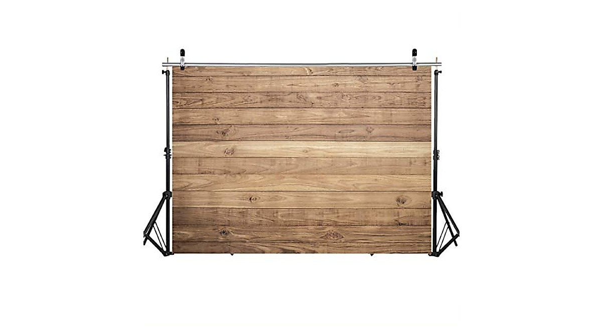WOLADA 7x5FT Rustic Wood Backdrop for Photography | Custom Sizes Available
