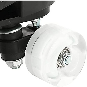 MAOWAO Roller Skates Women, Outdoor High Top PU Leather Women Roller Skates, Adjustable Indoor Double Row Skates for Beginner Adults Girls Men with Carry Bag