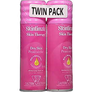 Skintimate DrySkin Shave Gel for Women, 7 oz, 2pk.
