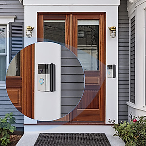 RIOVO Adjustable 30 to 55 Degree Doorbell Angle Mount Compatible with Video Doorbell 1st / 2st / 3st / 4st / (2020 Release), Replacement Angle Adjustment Adapter Mounting Bracket Wedge Kit