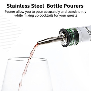 SuproBarware Flair Bottle Decorative Bottles - 25oz/750ml Height Flair Bartender Practice & Performance Bottle, Set of 10