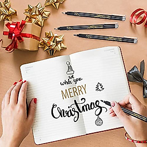 Tebik Calligraphy Pens Set, 22 Pack Hand Lettering Pens Kit, Calligraphy Markers with for Beginners Writing, Journaling, Signature, Art Drawing, Illustrations, Card Making, Design