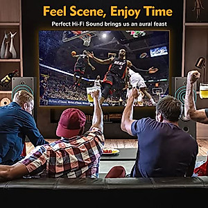 HOSONGIN RCA Y Splitter 1 Male to 2 Male Audio Cable 2 Pack, Black Cotton Braided Jacket Gold-Plated Plug Premium Shielded Audio Cable, Length 12 inch