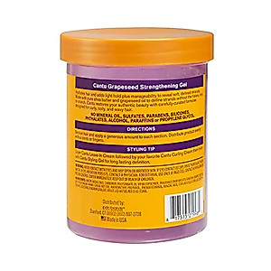 Cantu Grapeseed Style Gel 16.5 Ounce Jar