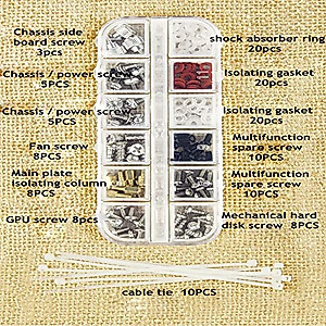 1 Box Mini Screws for Computer Fastening Parts Notebook Screws SCRW-032282