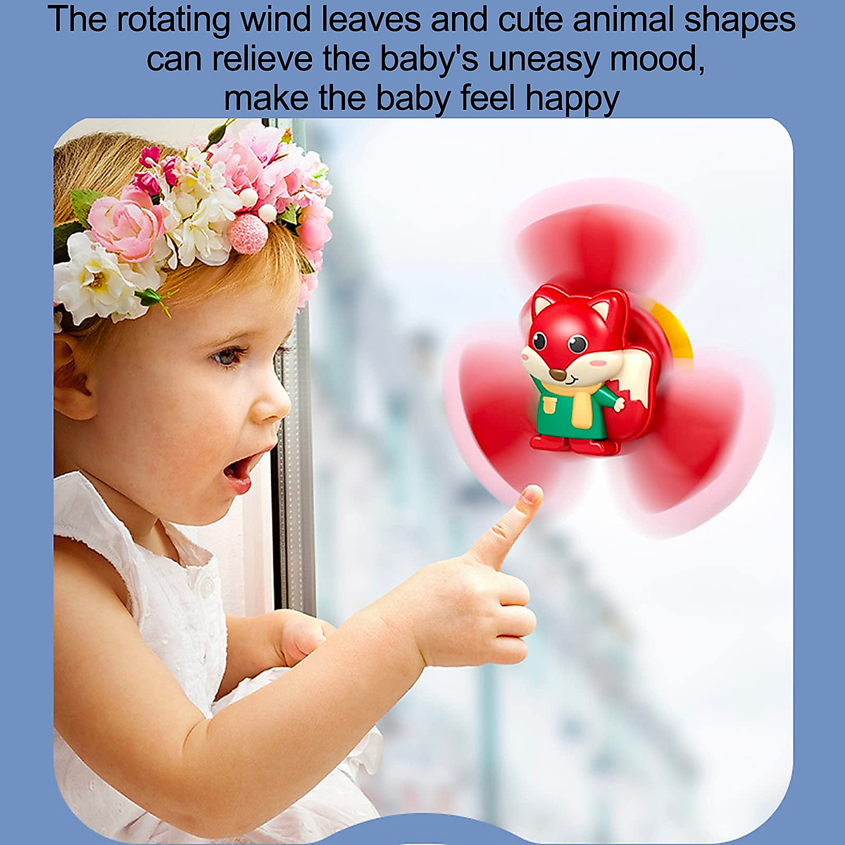 3PCS Suction Cup Spinner Toys for 1 2 Year Old Boys Girls|Spin Sucker Spinning Top Spinner Toy Bath Toys 12-18 Months|First Birthday Baby Gifts for 1 Year Old Girls|Sensory Toys for Toddlers 1-3