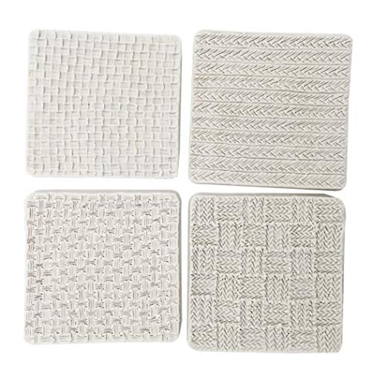 Fondant Impression Mat, Sweater Texture Design Silicone Cake Decorating Supplies for Cupcake Wedding Cake Decoration