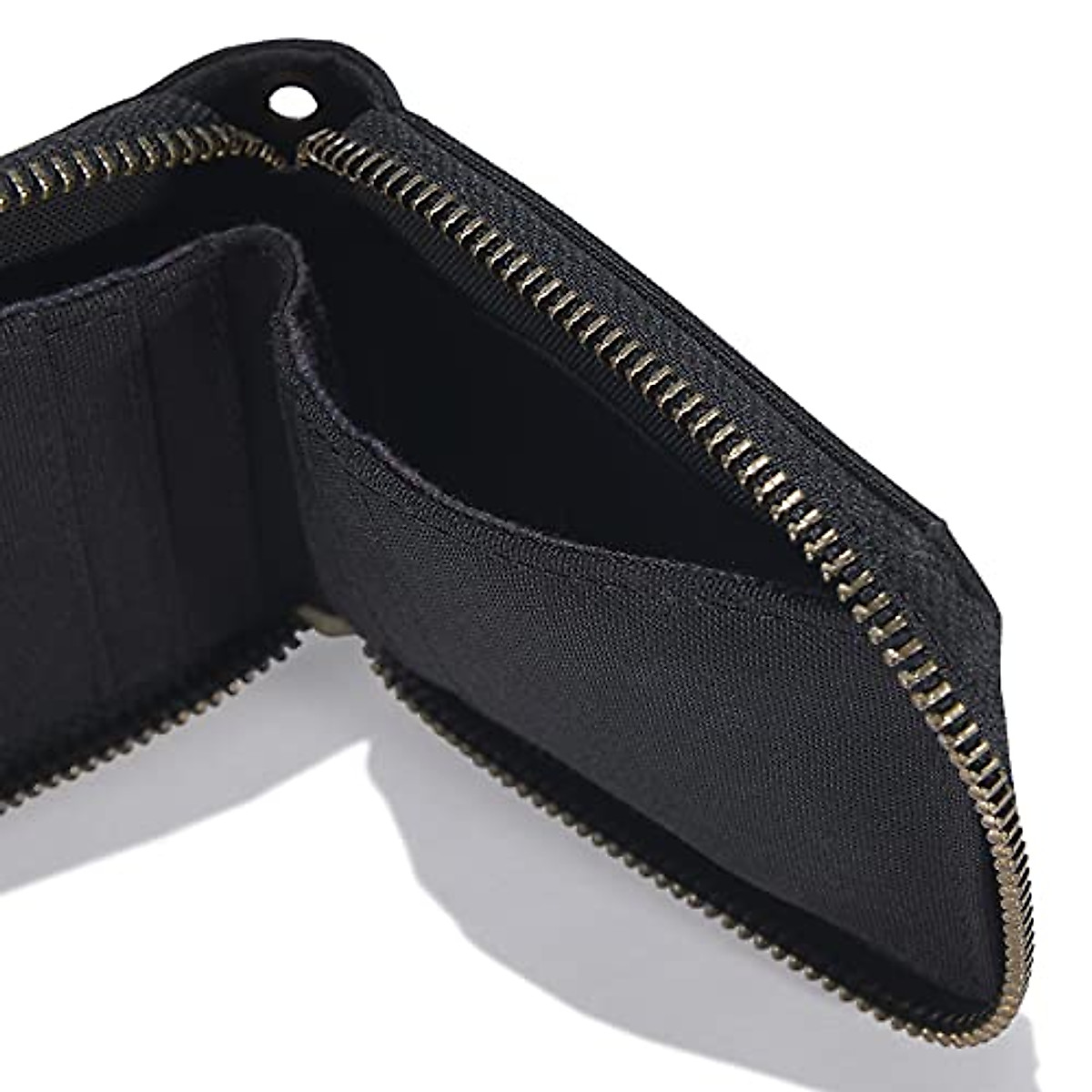 Carhartt Men's Casual Canvas Zip, Durable Zippered Wallets, Black, One Size