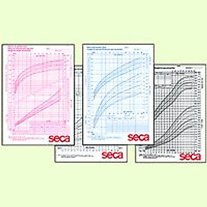 Seca 406B Growth Charts-Boys, 2-20 years (pack of 100)