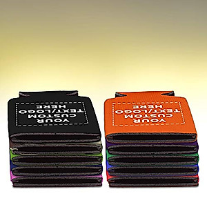 Custom Assorted Collapsible Can Coolers Set of 100, Personalized Bulk Pack - Keeps Your Drink Cold, Great for Beer, Soda and Other Beverages - Assorted