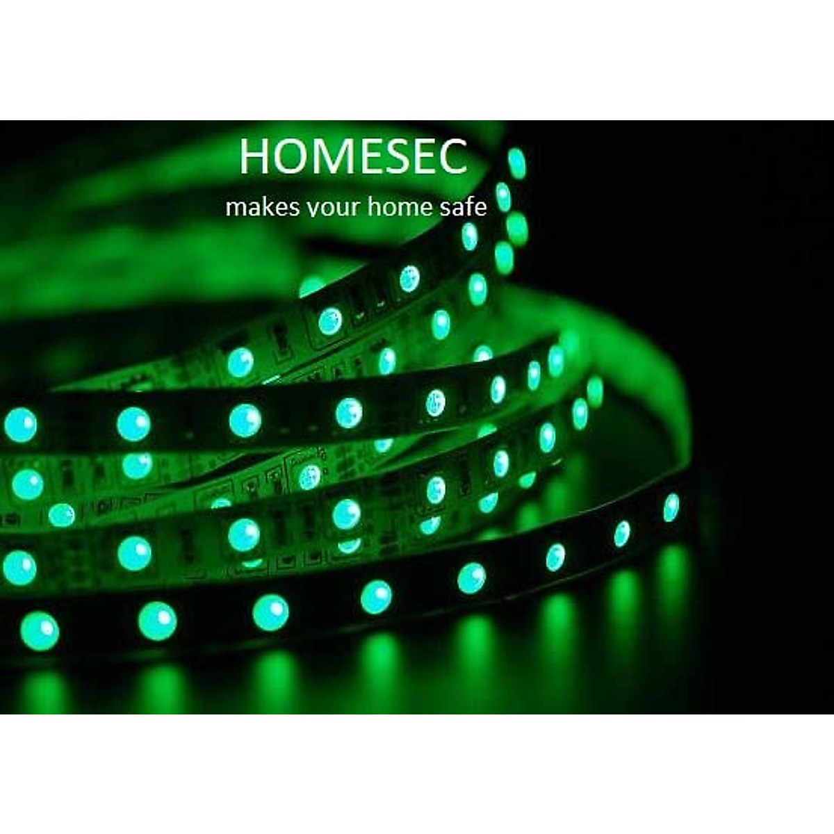 HOMESEC makes your home safe Led Strip Led Light 5050 (30leds/3.28feet, roll Length 39,37ft,12meters)
