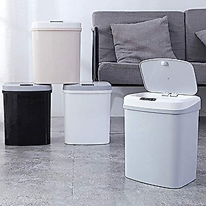 WPYYI Creative Bedroom Office Rechargeable New Plastic Smart Sensor Trash Garbage Cans Mute Automatic Trash Bin Household Paper ( Color : D )