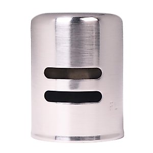 Westbrass D201-07 1-5/8" x 2-1/4" Soild Brass Air Gap Cap Only, Non-Skirted, Satin Nickel