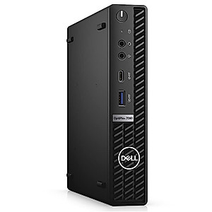 Dell OptiPlex 7080 MFF Business Micro Desktop Computer, Intel Hexa-Core i5-10500T up to 3.8GHz (Beat i7-8700T), 32GB DDR4 RAM, 1TB PCIe SSD, WiFi 6, Bluetooth 5.1, Weight Only 2.87lb, Windows 10 Pro