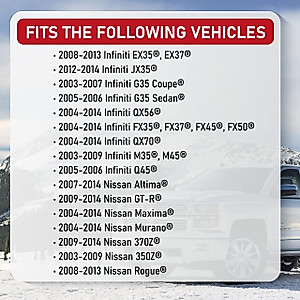 HID Ballast with Ignitor - Headlight Control Unit - Replaces 28474-8991A, 28474-89904, NZMNS111LANA - Compatible with Nissan & Inifiniti Vehicles - Murano, Maxima, Altima, 350Z, QX56, G35, FX35