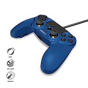 Armor3 Wired Game Controller for PS4/ PC/Mac (Blue) - PlayStation 4