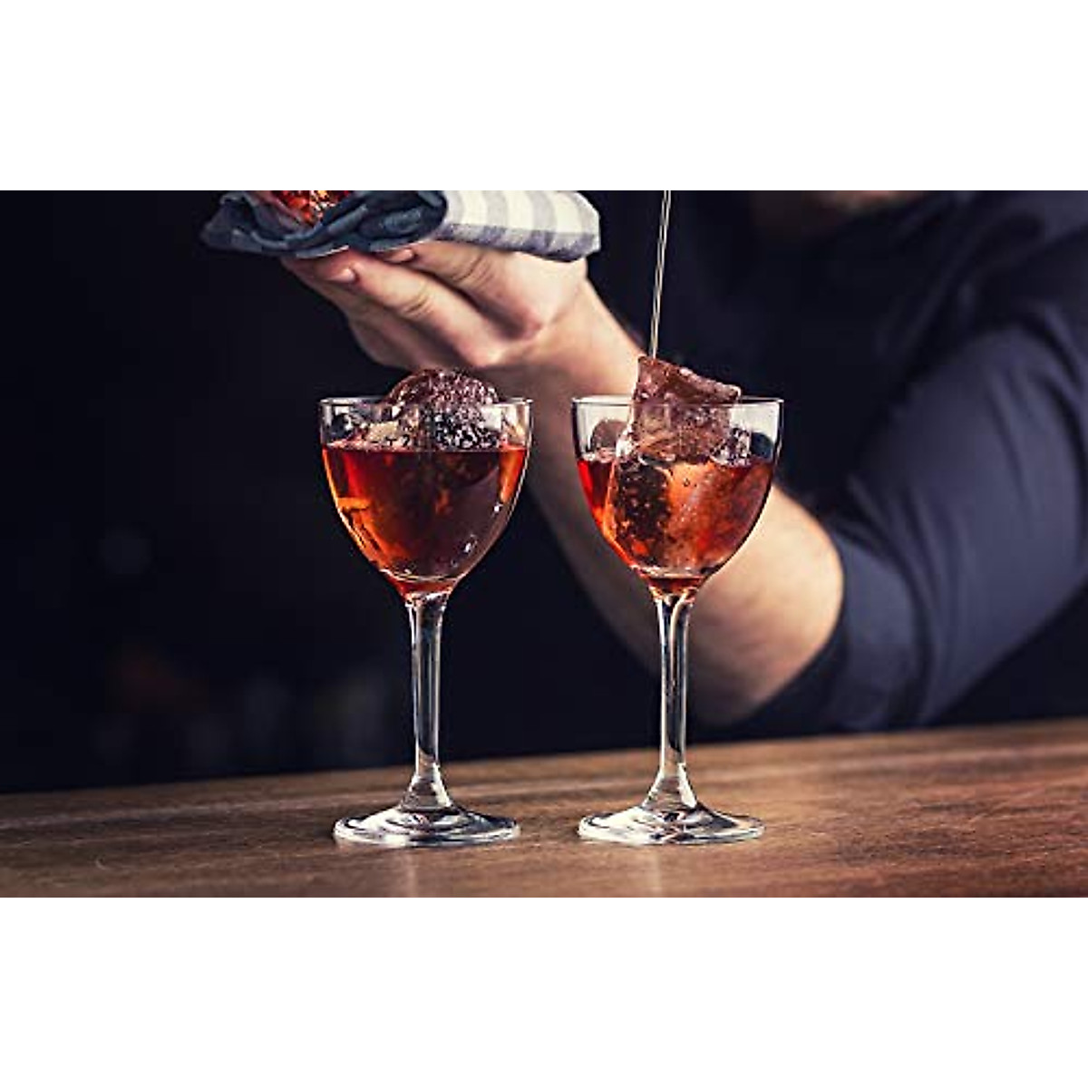 Nick and Nora Coupe Cocktail Glasses - Handblown Small Plain Vintage Coupe Glass to Serve a Manhattan, Martini, Aperitif, Algonquin, or Port Wine, 5-ounce (Plain, 4)