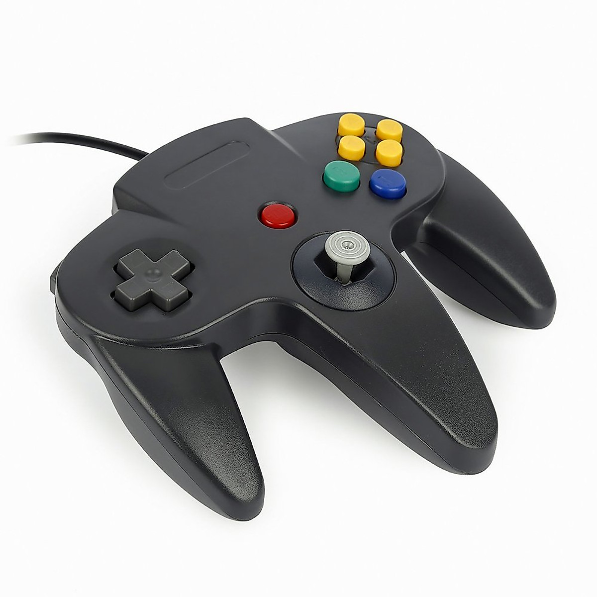 QUMOX 2X Game Controller Joystick for Ntdo 64 N64 System GamePad Black