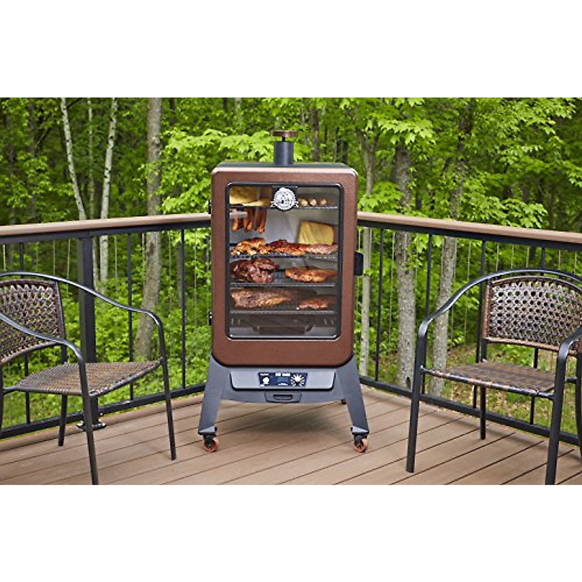 Pit Boss Grills 77550 5.5 Pellet Smoker, 850 sq inch, Copper