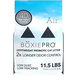 Boxie® Probiotic 40 Day Natural Odor Control Cat Litter, 11.5lb Lightweight Plant Based Kitty Litter