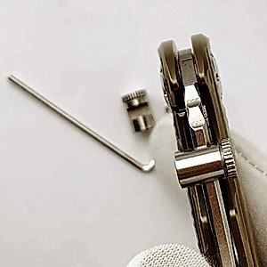 edcfans 3 Pack Thumb Stud Replacement for Buck 110 Knife with Hex Wrench (Black+Sliver+Brass)