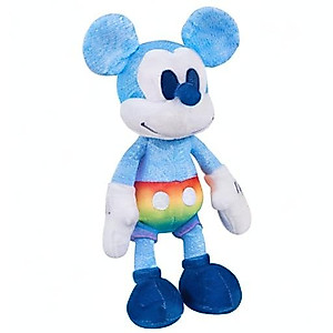 Just Play Disney Standard Pride Small Plush – Mickey Mouse, Kids Toys for Ages 2 Up, Amazon Exclusive