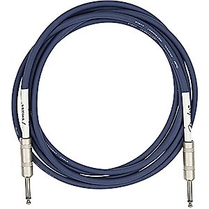 Fender 10' Original Series Instrument Cable, Straight-Straight, Midnight Blue - 1 Pack for Electric Guitar, Bass Guitar, and Pro Audio